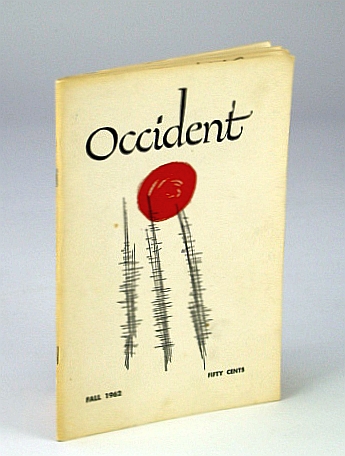 Occident, Fall 1962 by Weiner, Leon: Editor: Good Paperback (1962 ...