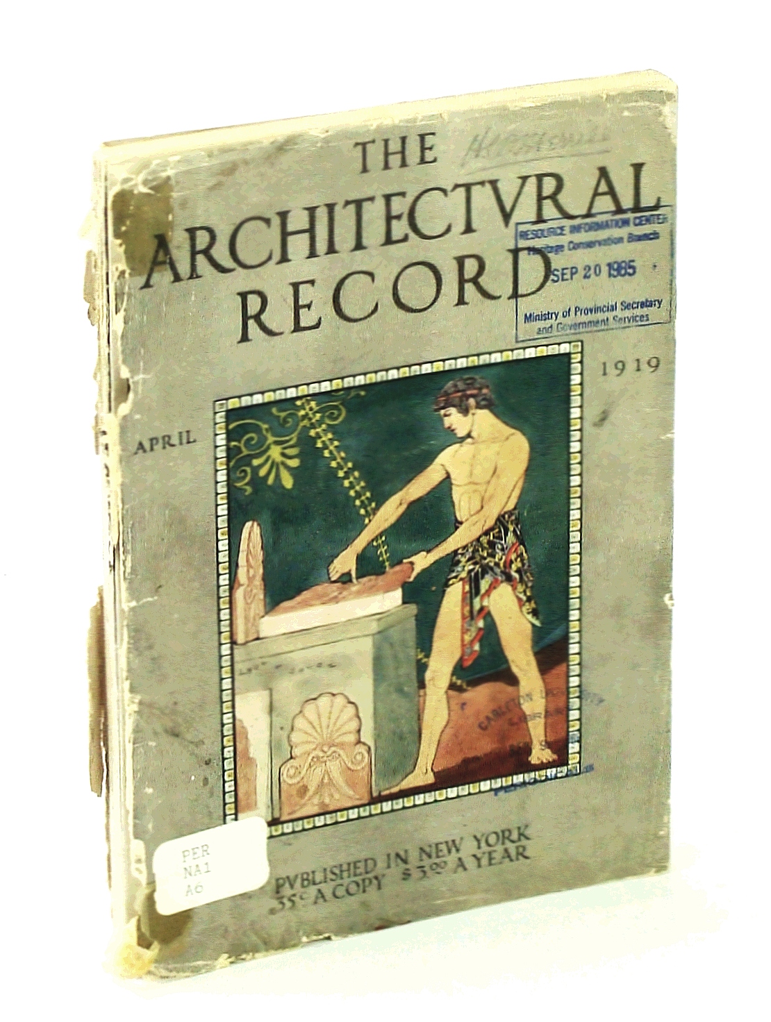 The Architectural Record, April [Apr.] 1919, Vol. XLV, No. 4, Serial No ...