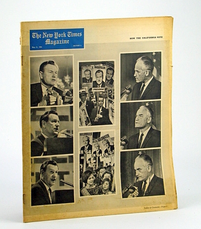 The New York Times Magazine, May 31, 1964 - Cover Photos of Nelson ...