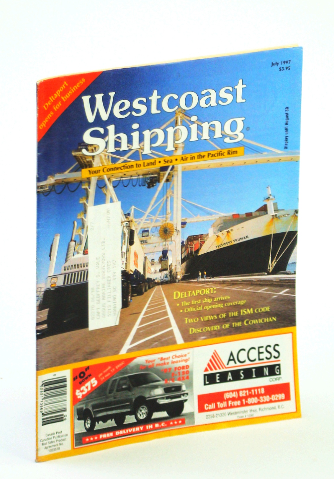 Westcoast Shipping [Magazine] - Your Connection to Land, Sea, Air in ...