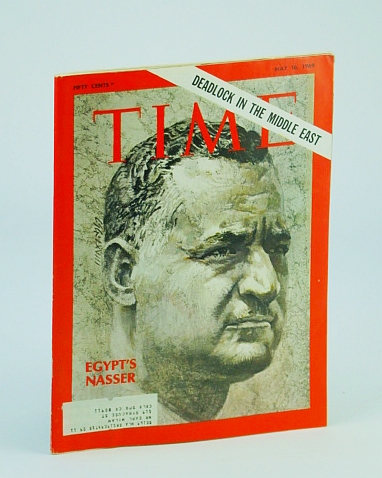 Time Magazine, May 16, 1969 - Nasser Cover / Deadlock in the Middle ...