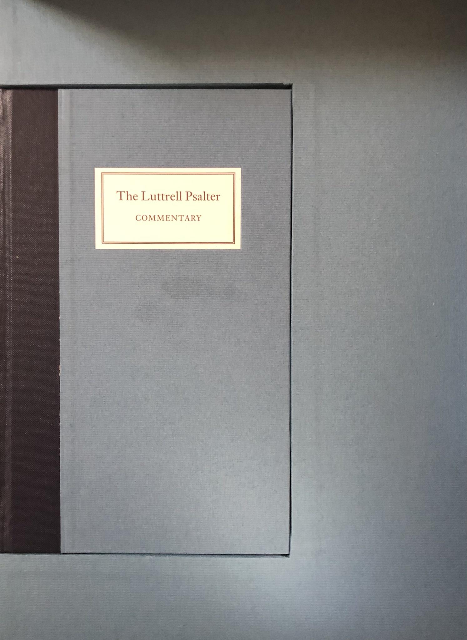 The Luttrell Psalter w/ Commentary Volume by Michelle P. Brown ...