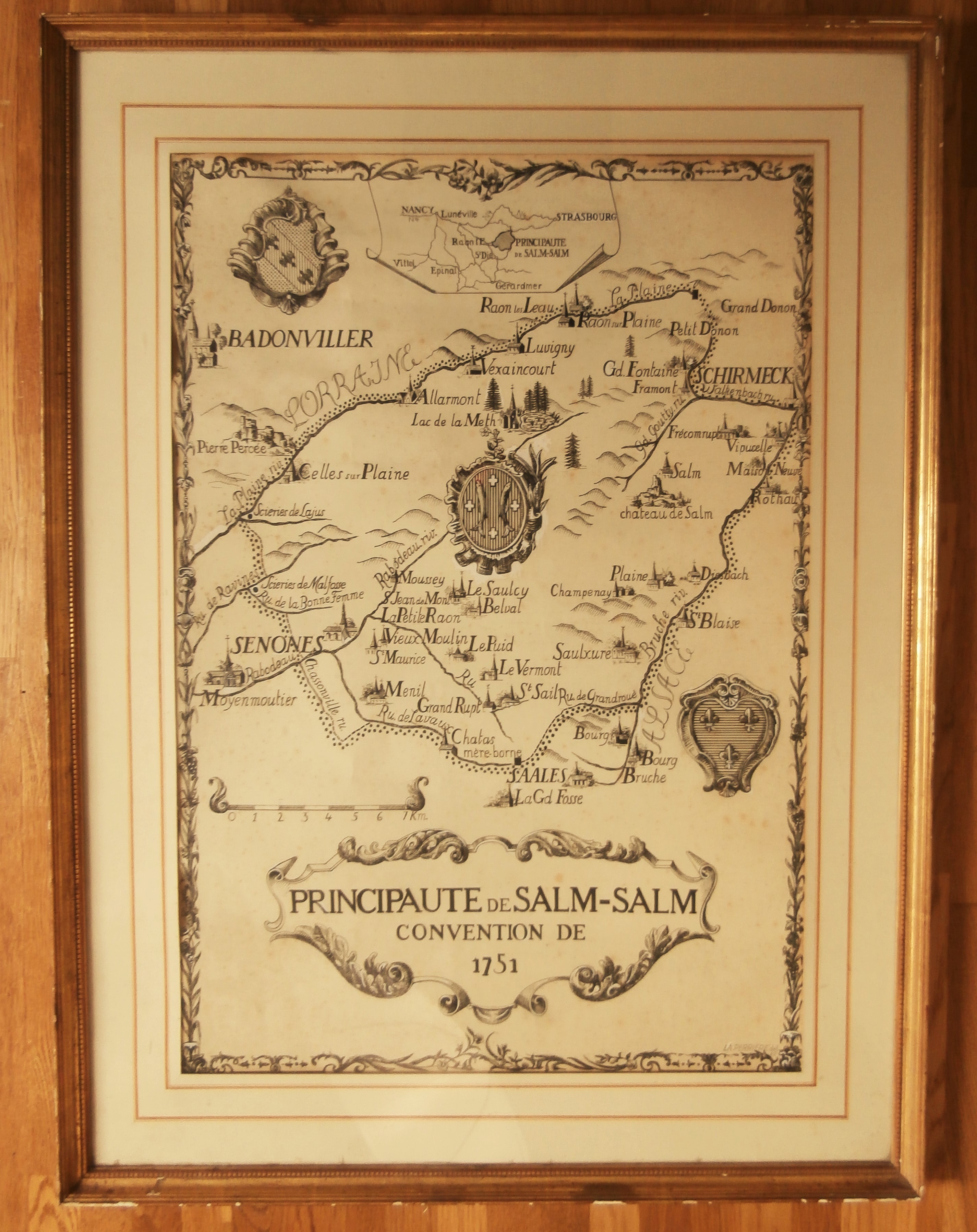 PRINCIPAUTÉ de SALM-SALM, Convention de 1751. by LA PERRIERE Françoise ...