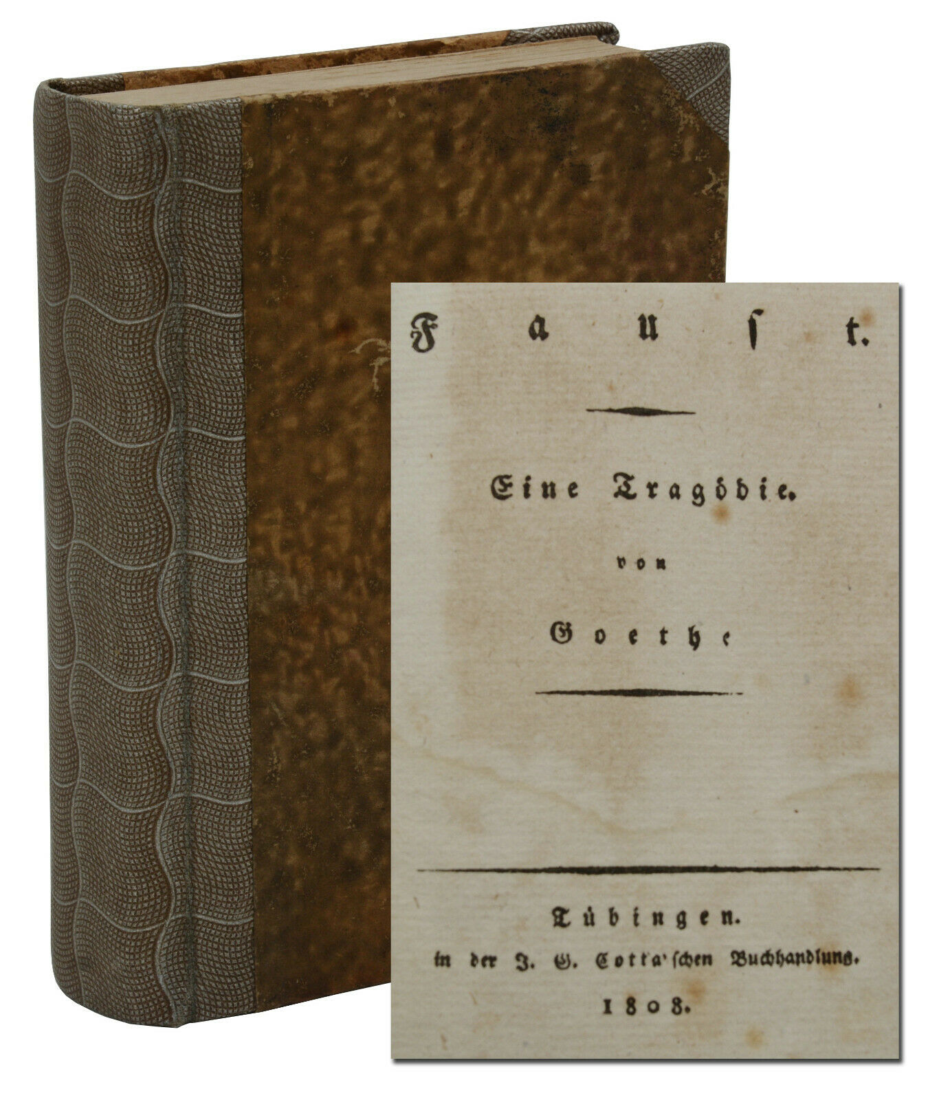 Faust, Part I. by Goethe, Johann Wolfgang Von: Near Fine (1808) First ...