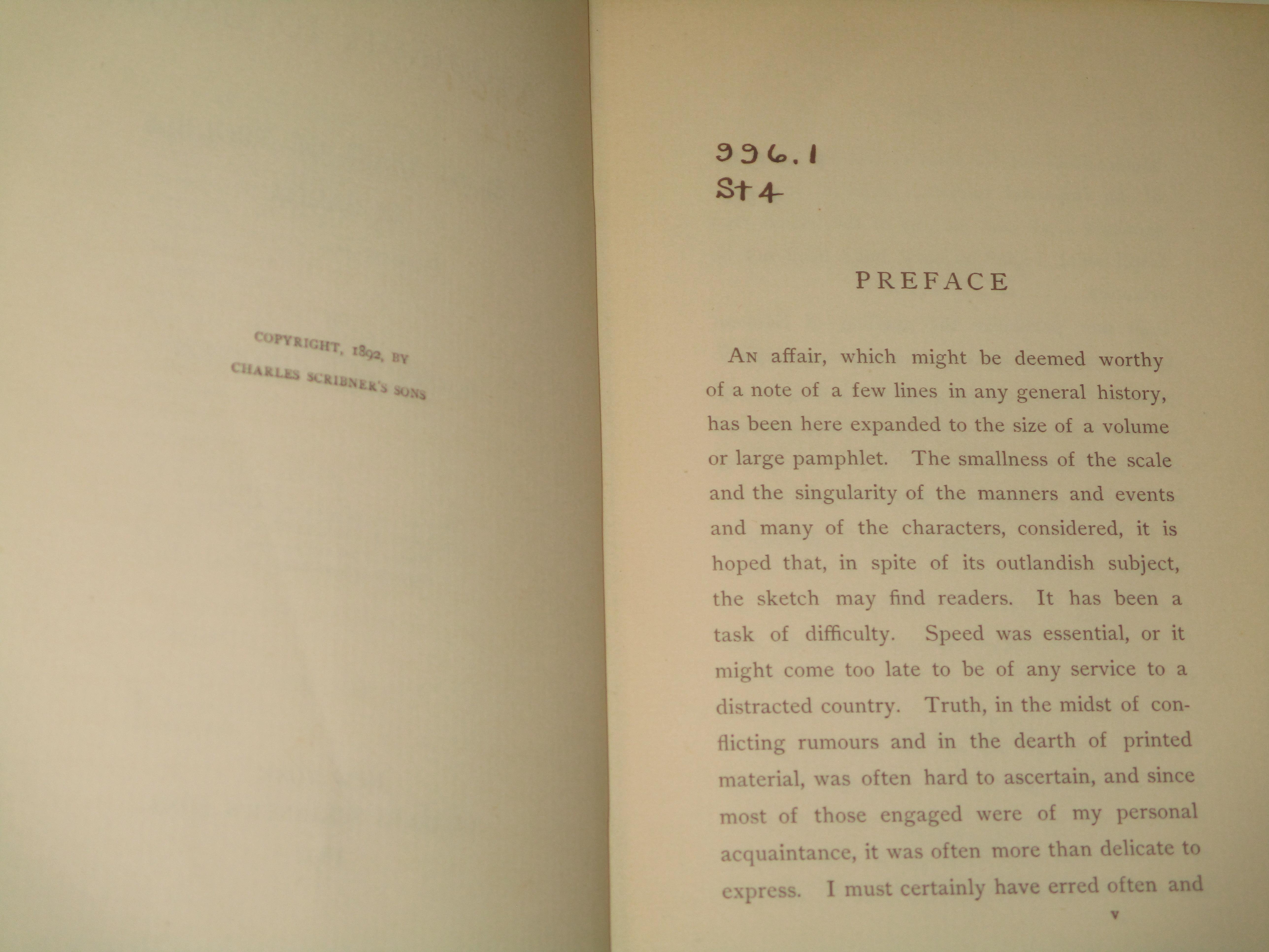 A Footnote To History: Eight Years Of Trouble In Samoa by Robert Louis ...