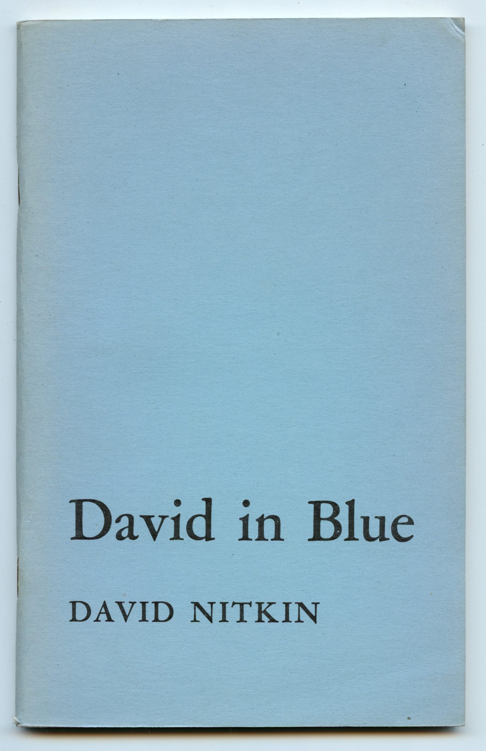 David in Blue von NITKIN, David; DONSKY, Ruth: Very good Softcover ...