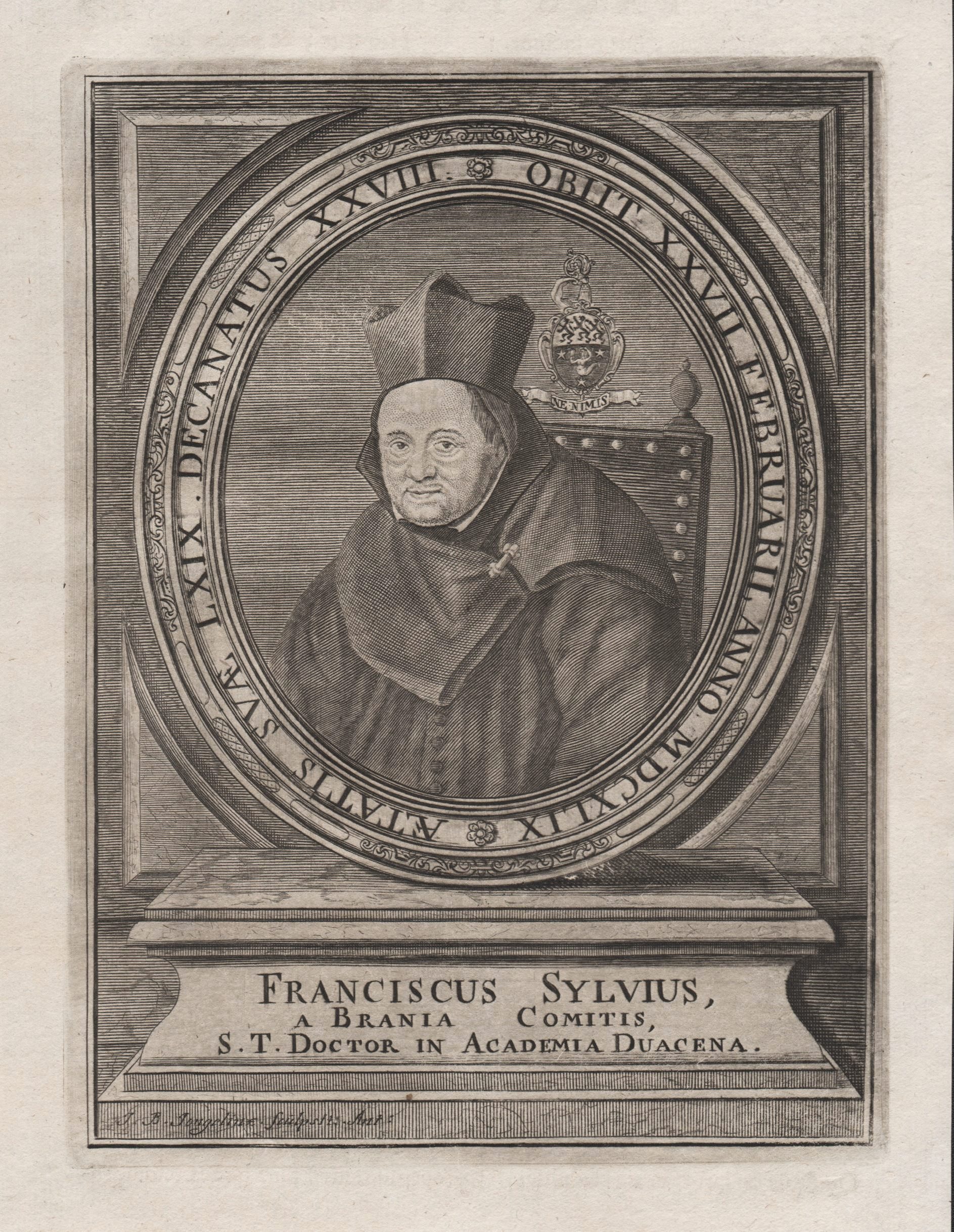 "Franciscus Sylvius" - Francis Sylvius (1581-1649)theologian Braine-le ...