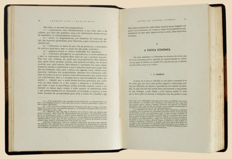 HISTÓRIA DAS DOUTRINAS ECONÓMICAS. DESDE OS FISIOCRATAS ATÉ AOS NOSSOS ...