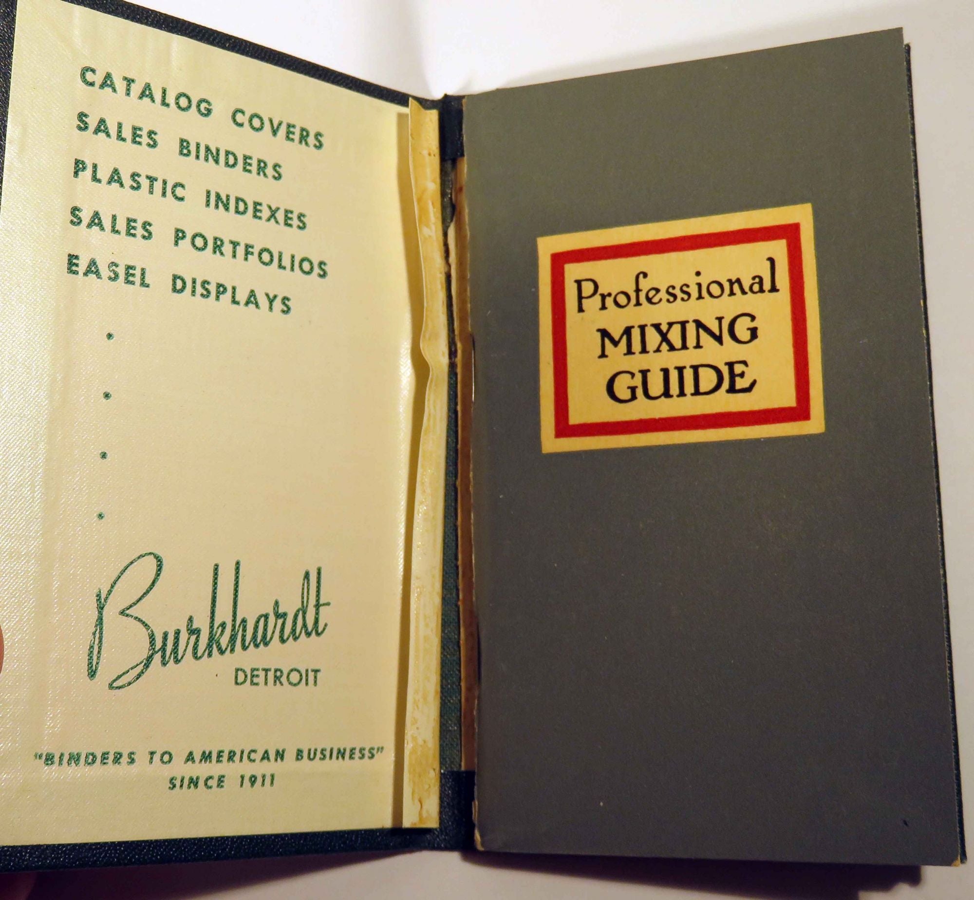 Professional Mixing Guide by ANONYMOUS: (1956) | Babylon Revisited Rare ...