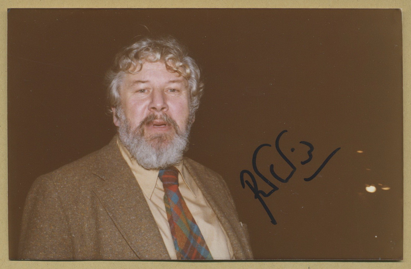 Peter Ustinov (1921-2004) - Authentic signed original photo - Paris ...