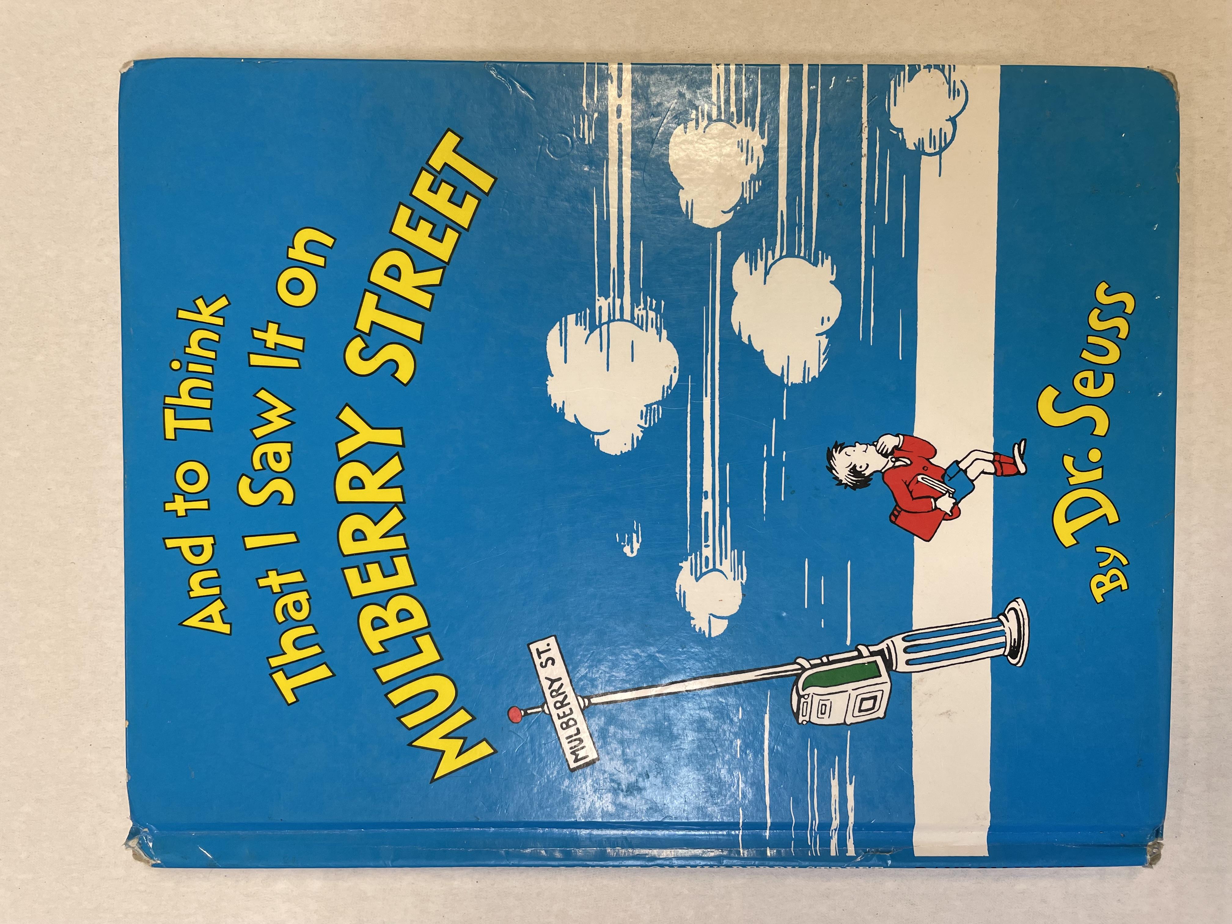 And to Think That I Saw It on Mulberry Street by Dr. Seuss: Acceptable ...