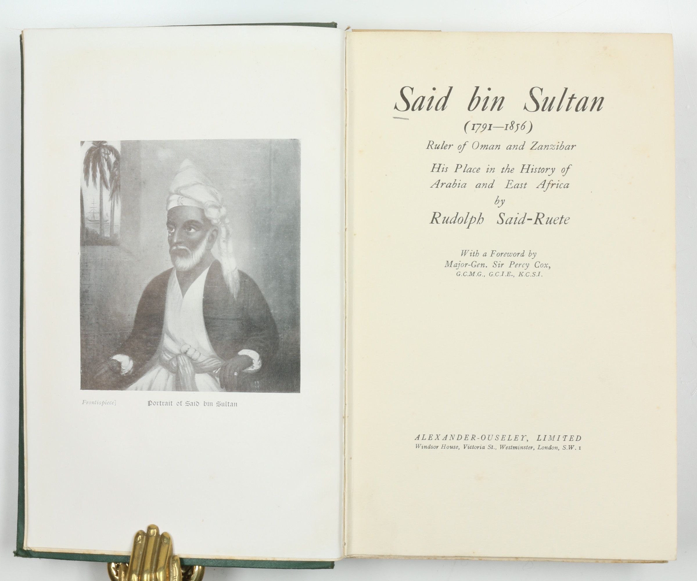 Said bin Sultan (1791-1856), Ruler of Oman and Zanzibar. His Place in ...