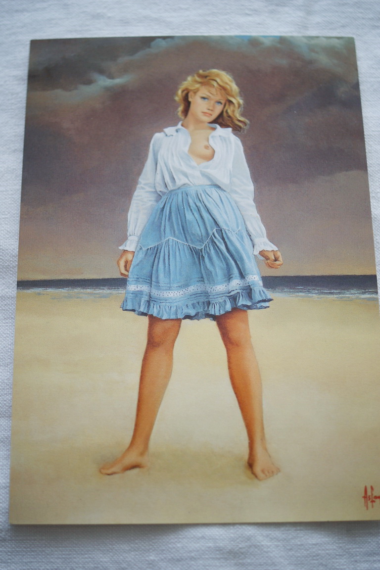 ASLAN NU ORAGE CPA EROTIQUE PIN UP 1992 R2139 par ASLAN: (1992 ...