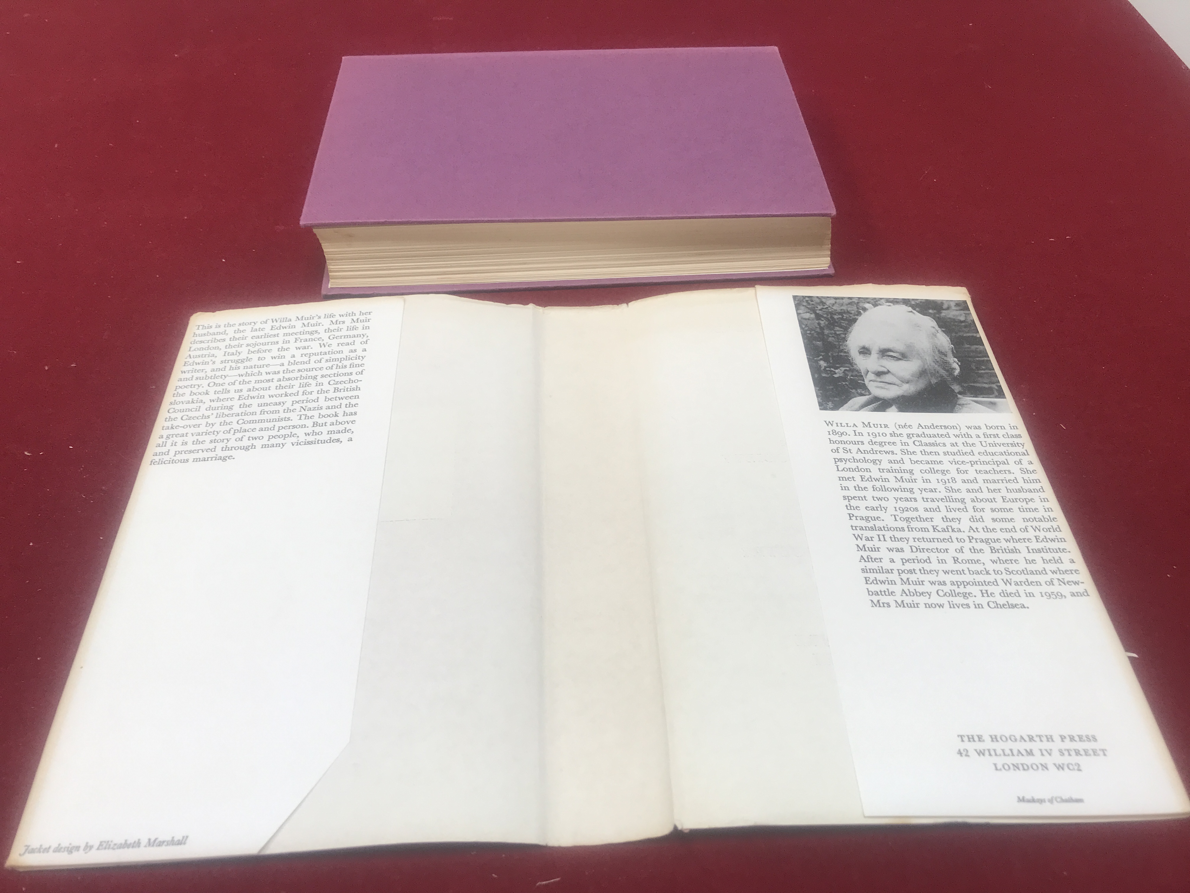 Belonging A Memoir by Willa Muir: Very Good Hardcover (1968) First ...