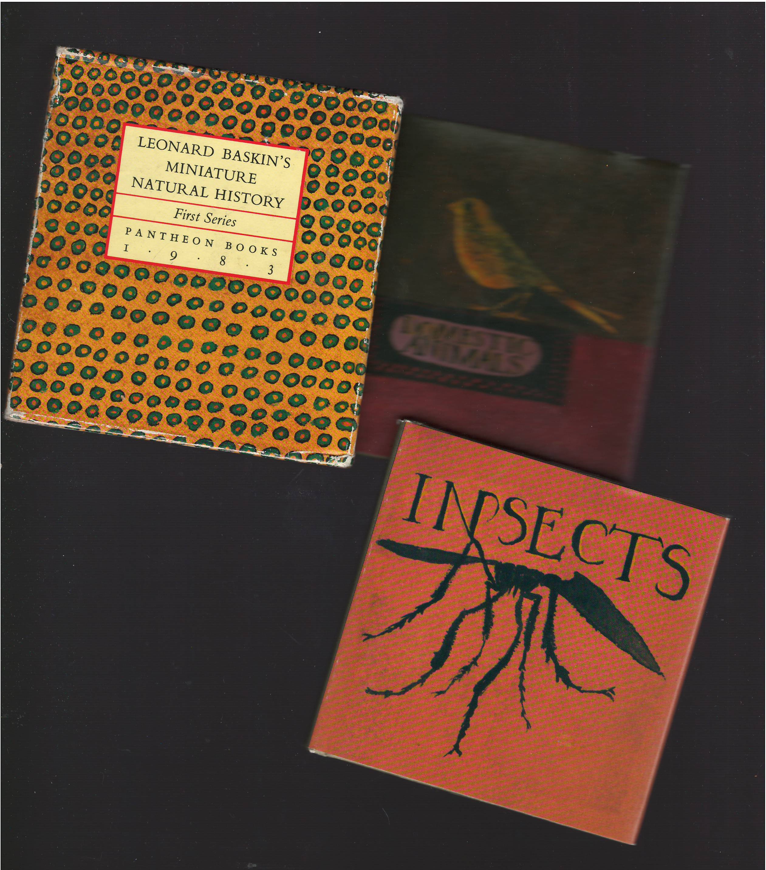 Leonard Baskin's Miniature Natural History First Series 4 Volumes by ...