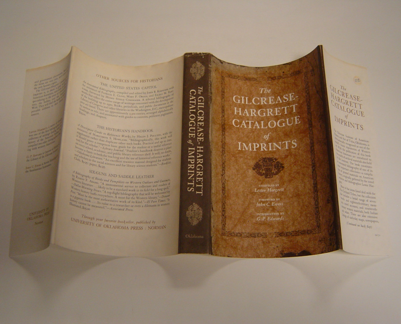 The Gilcrease-Hargrett Catalogue of Imprints by Hargrett, Lester ...