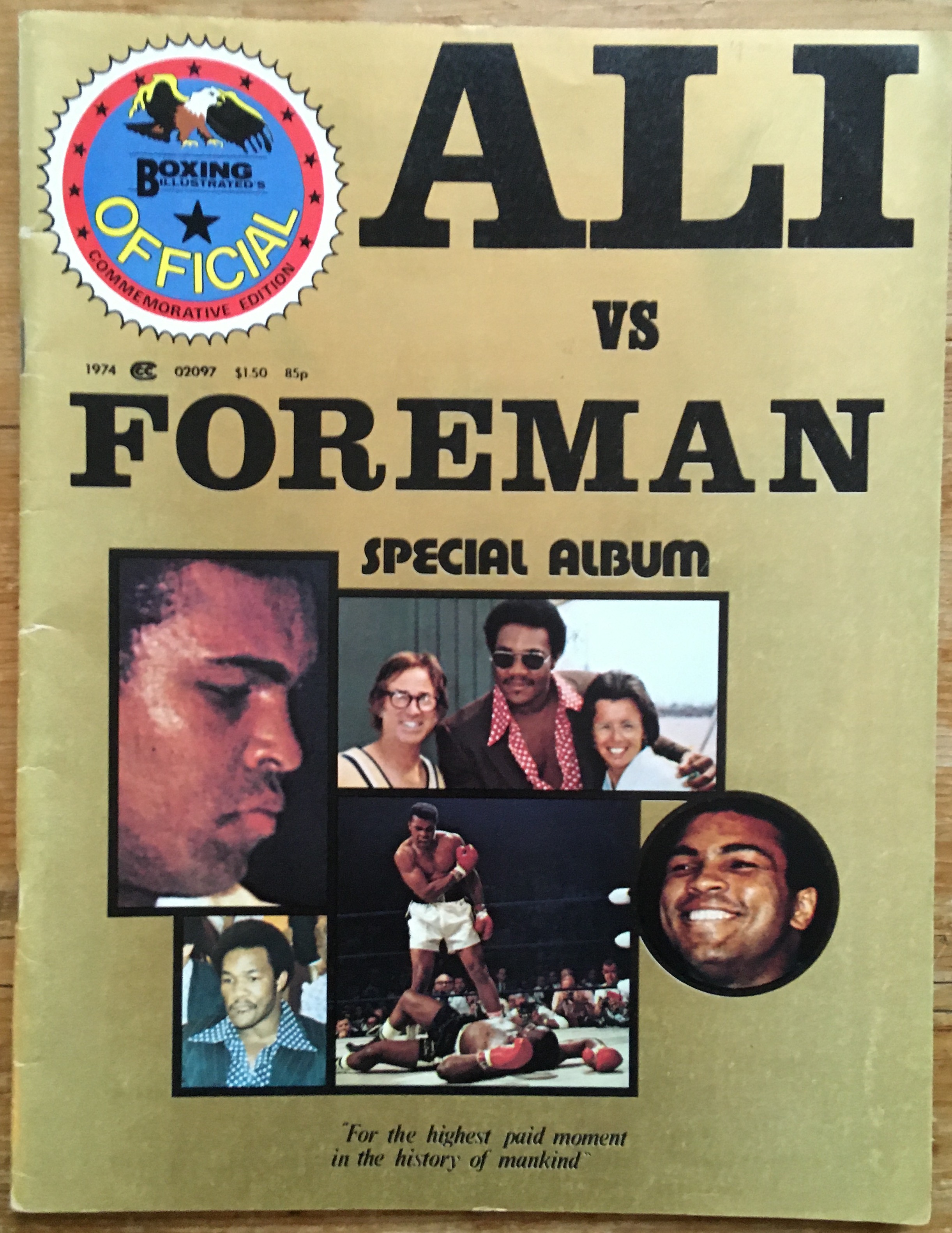 Boxing Illustrated's Official Muhammad Ali vs George Foreman Special ...