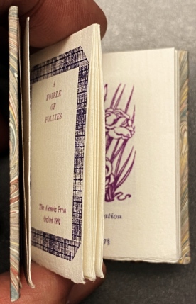 A foible of follies. (Minuscule edition!). by BOLTON, Clare | Fokas ...