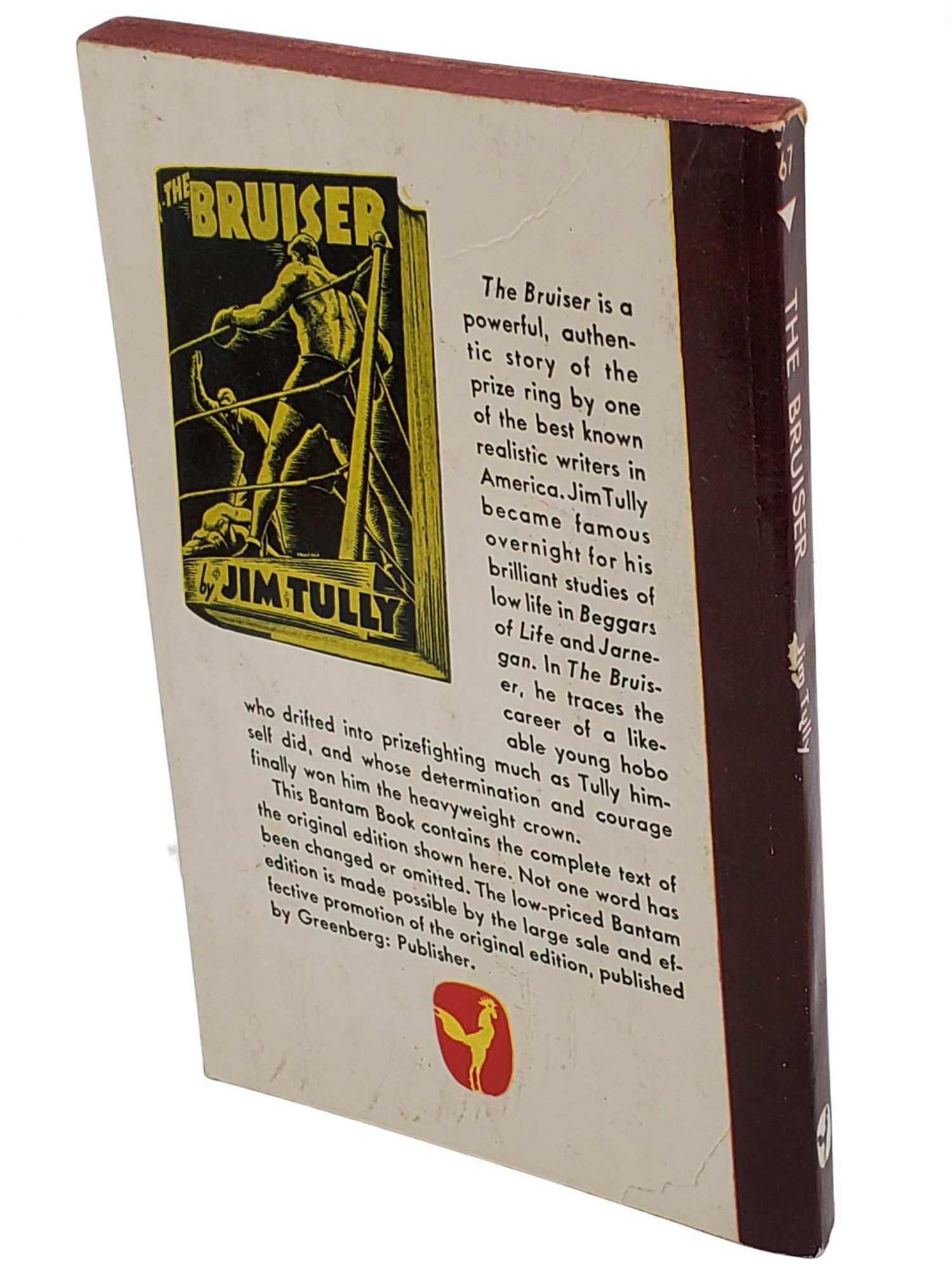 THE BRUISER by Tully, Jim: Softcover (1946) First Edition / Paperback ...