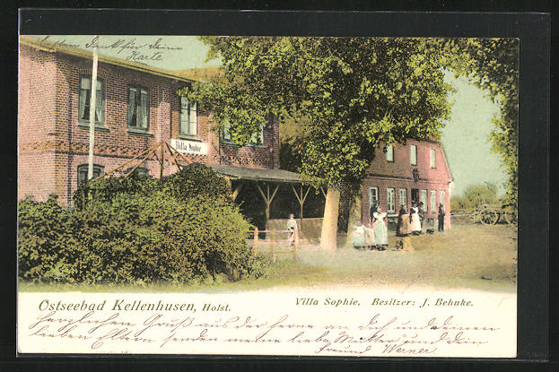 Ansichtskarte Kellenhusen / Holstein, Hotel Villa Sophie: (1903 ...