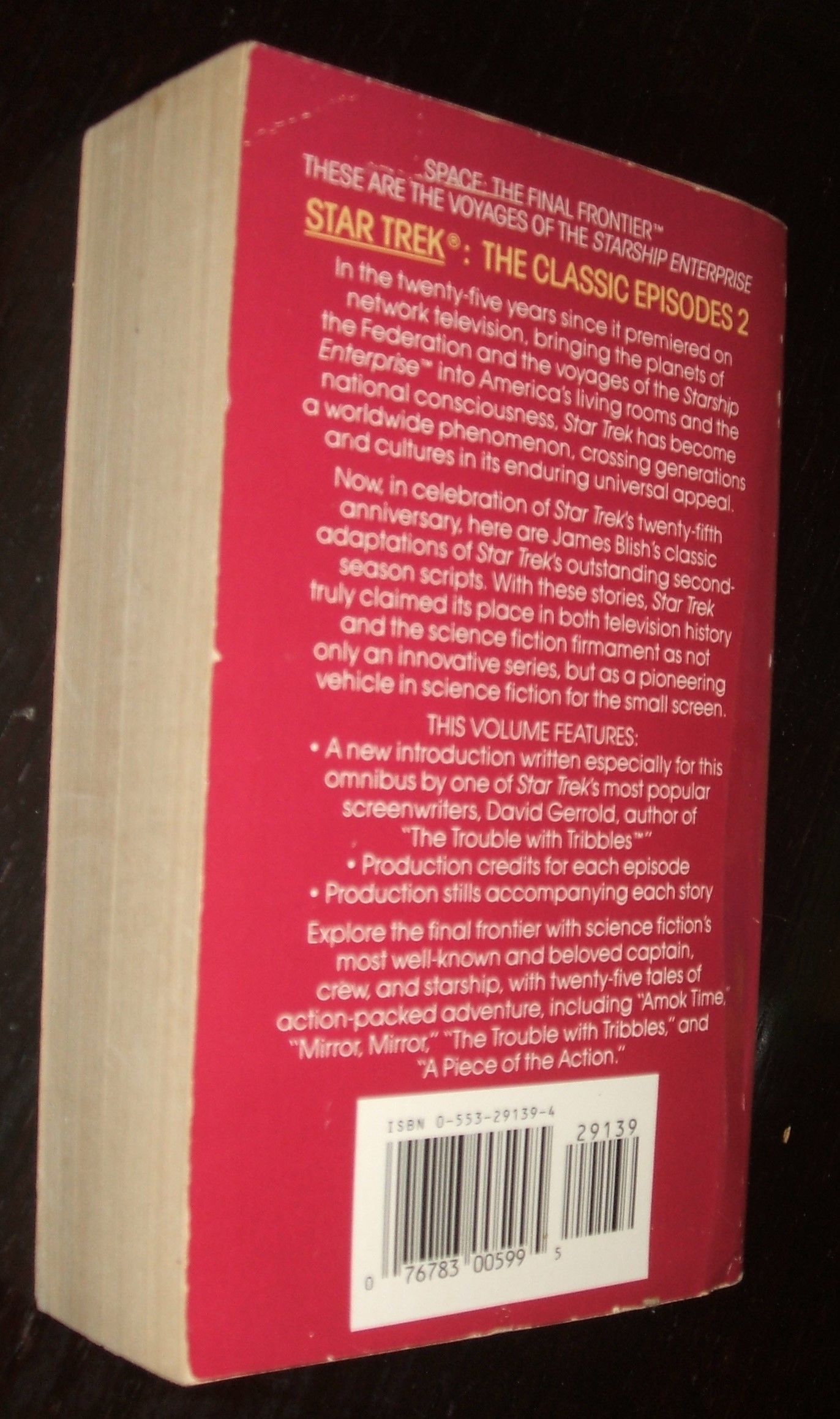 Star Trek The Classic Episodes Vol 2 The 25th Anniversary Editions