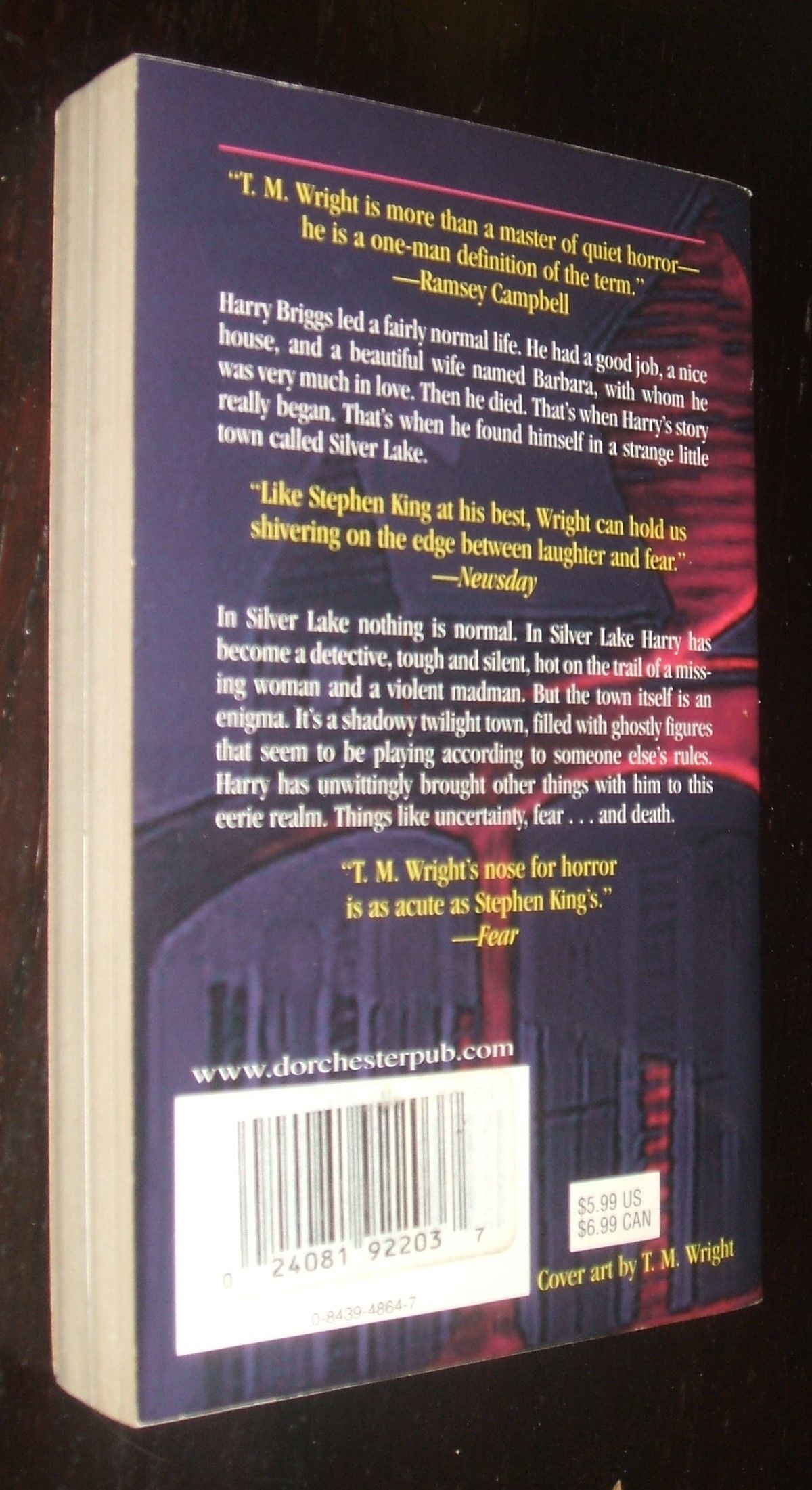 Sleepeasy by T. M. Wright: Very Good Paperback (2001) first thus ...