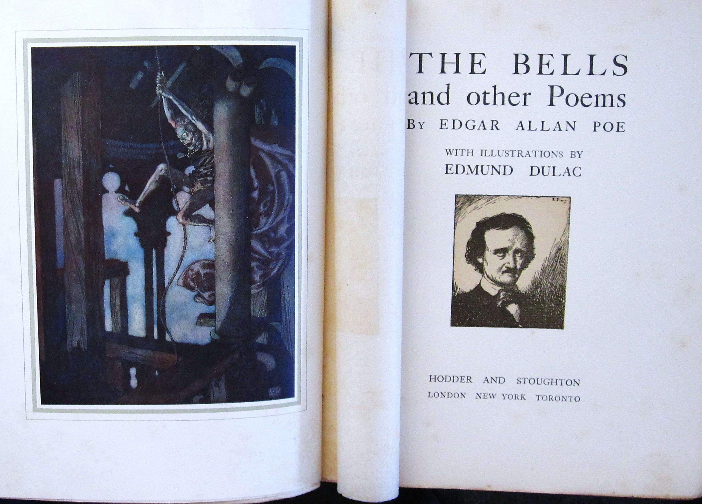The Bells and Other Poems with Illustrations By Edmund Dulac by Poe ...