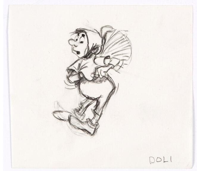 The Black Cauldron Doli Concept Drawing (Disney, 1985): (1985) Art ...