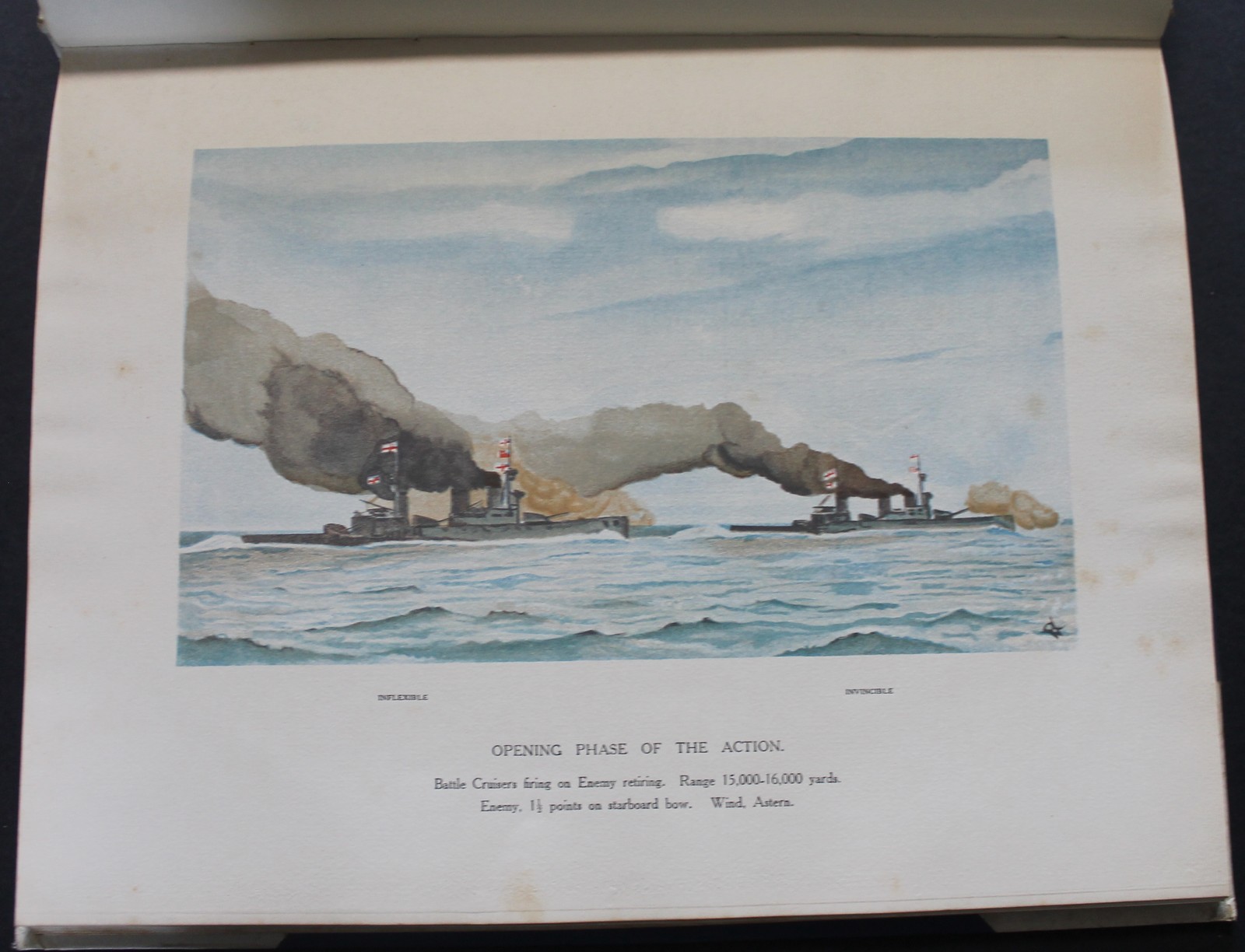 The Battle Cruisers at the Action of the Falkland Islands. by VERNER ...