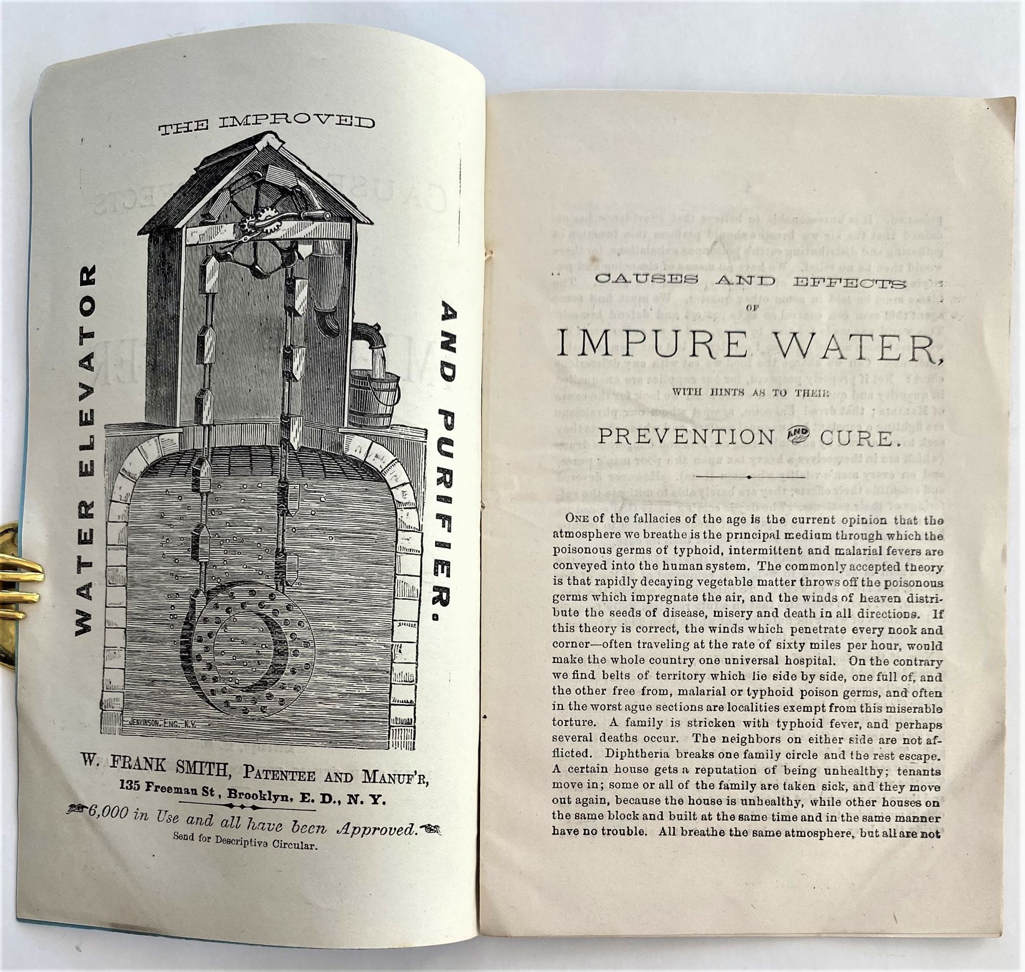 Causes and Effects of Impure Water with Hints as to Their Prevention ...