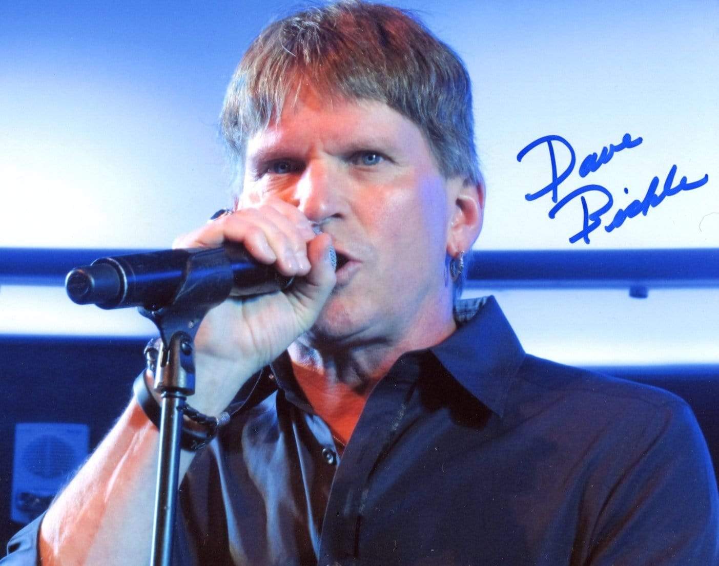 Dave Bickler Autograph In Person Signed Photograph By Bickler Dave Signed By Authors
