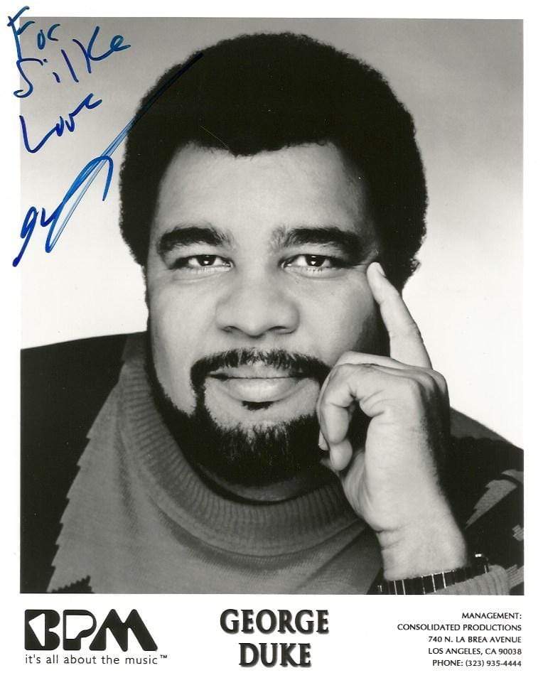 George Duke autograph | In-Person signed photograph by Duke, George ...