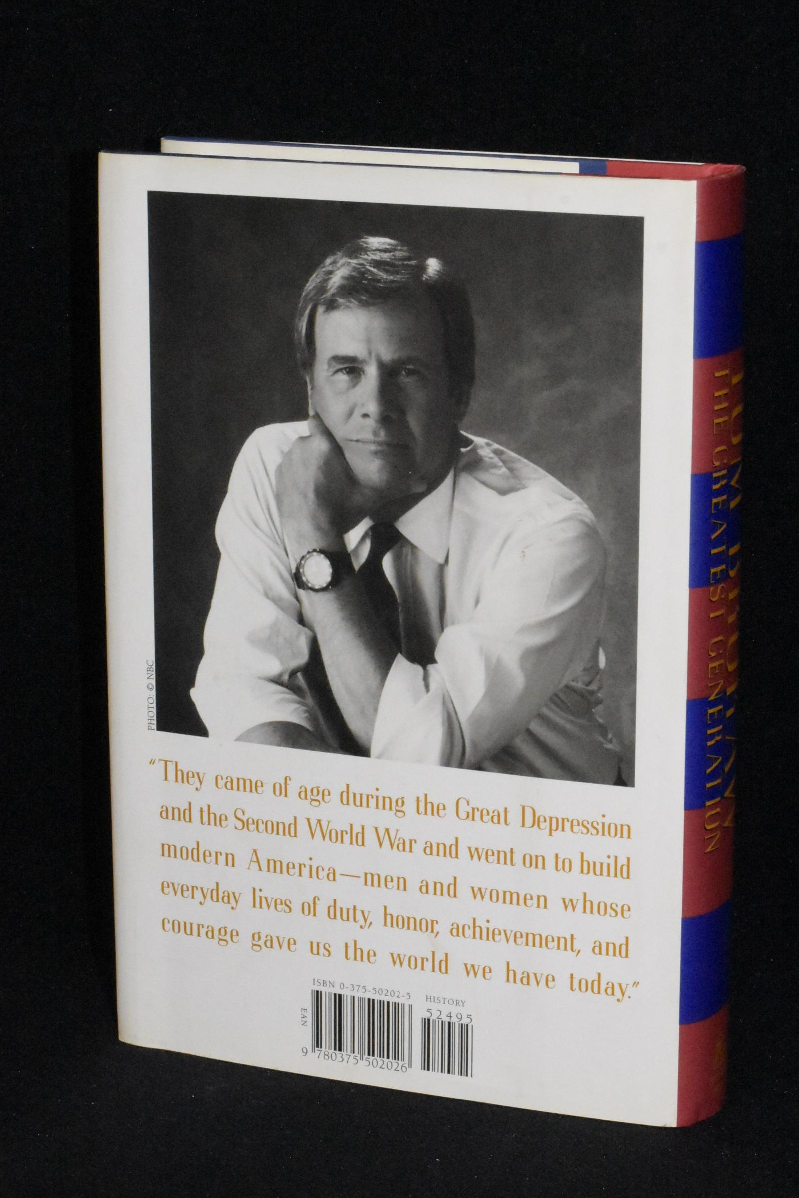 The Greatest Generation By Tom Brokaw Near Fine Hardcover 1986 1st