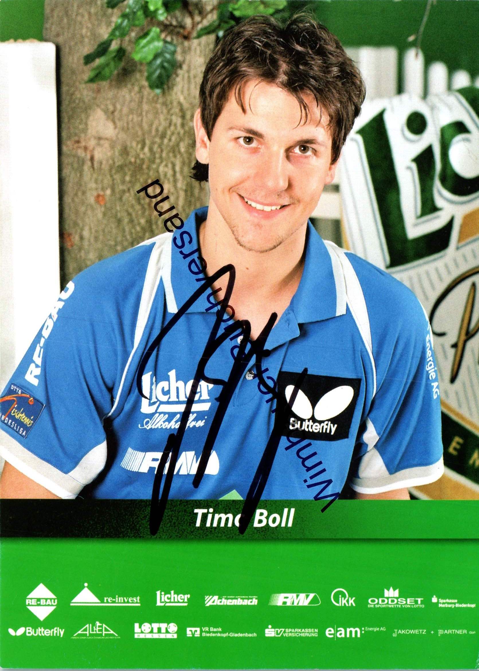 Original Autogramm Timo Boll Tischtennis /// Autogramm Autograph ...