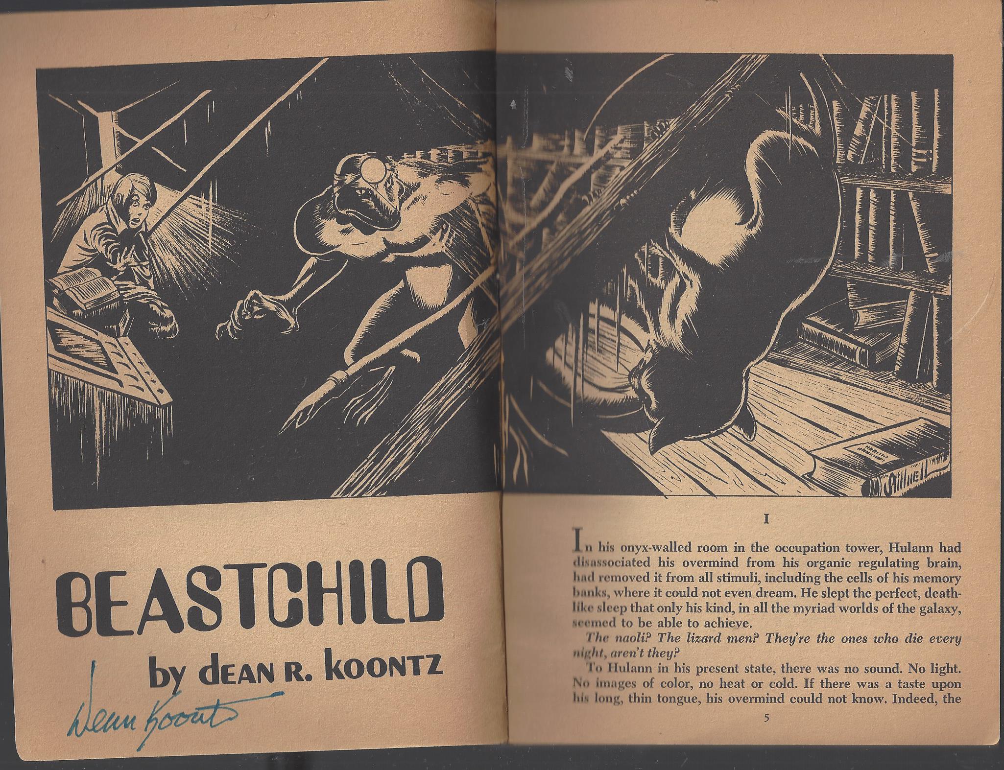 "Beastchild" in Venture Science Fiction magazine - August 1970 - SIGNED ...