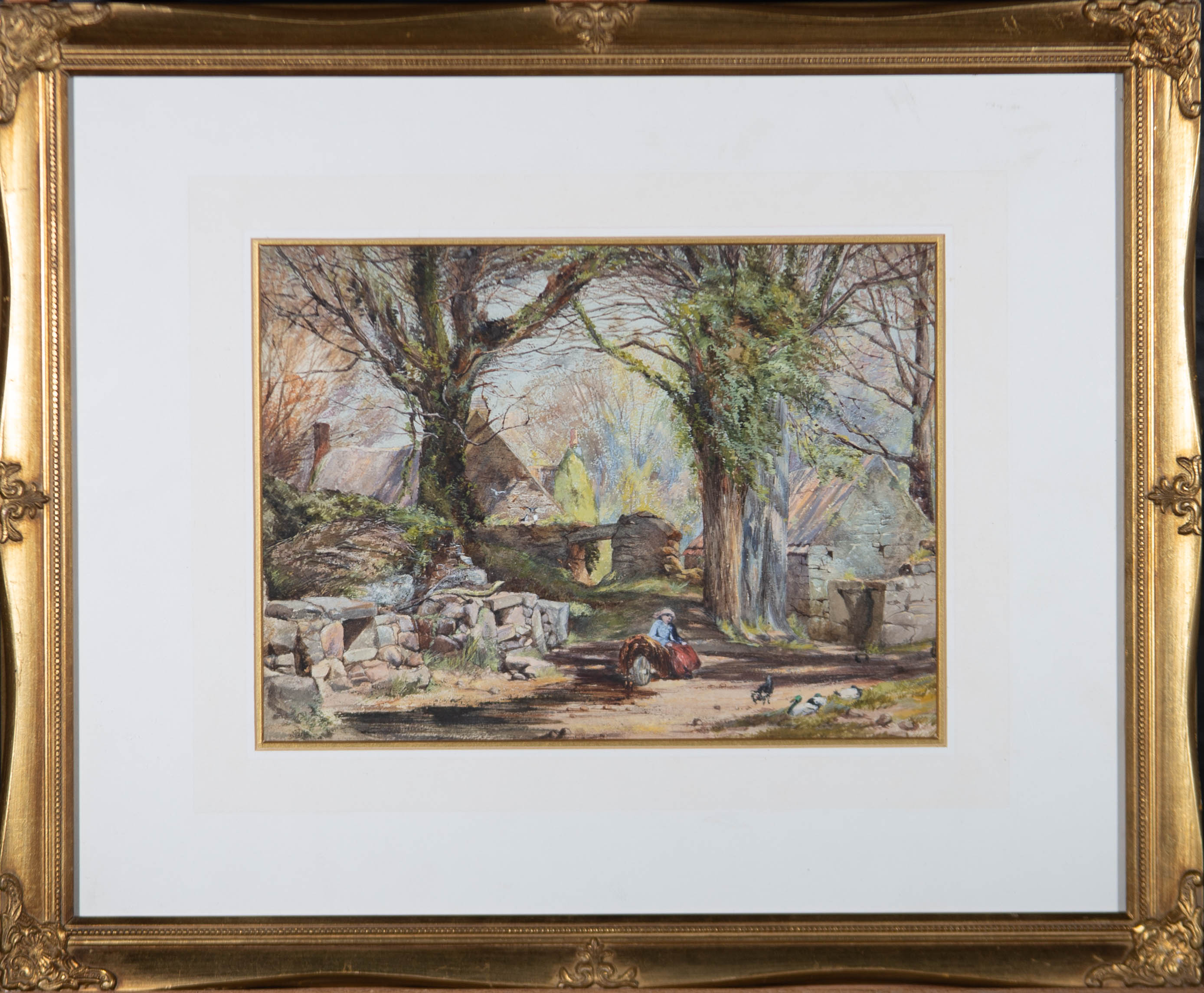 20th Century Watercolour - Rural Idyll: Art / Print / Poster | Sulis ...