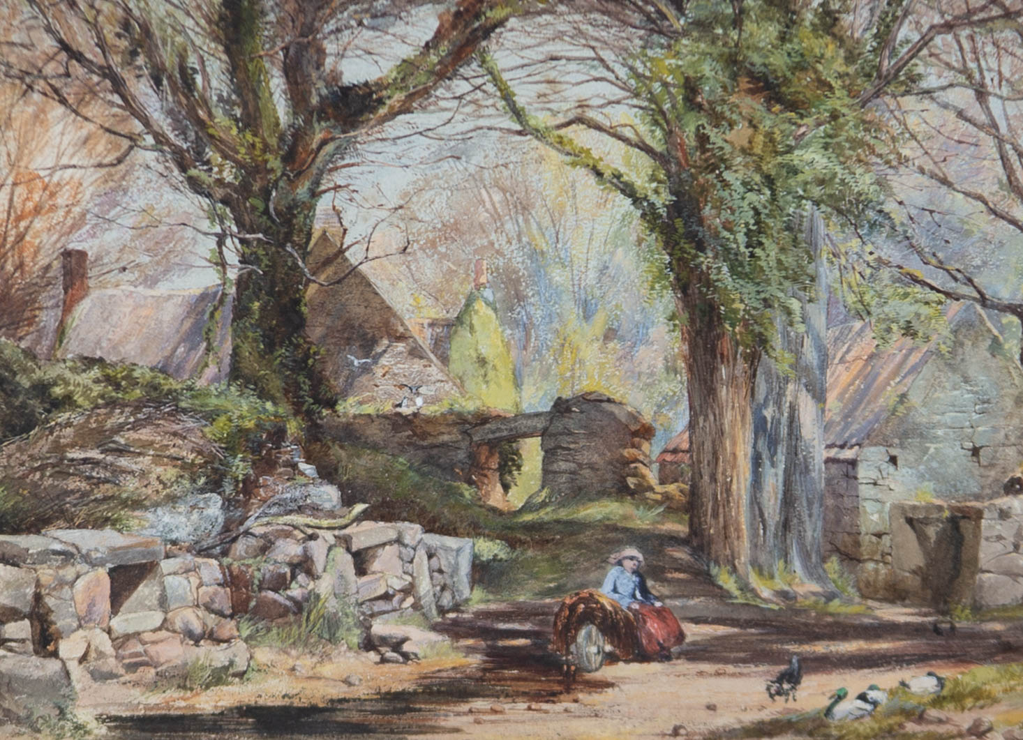 20th Century Watercolour - Rural Idyll: Art / Print / Poster | Sulis ...