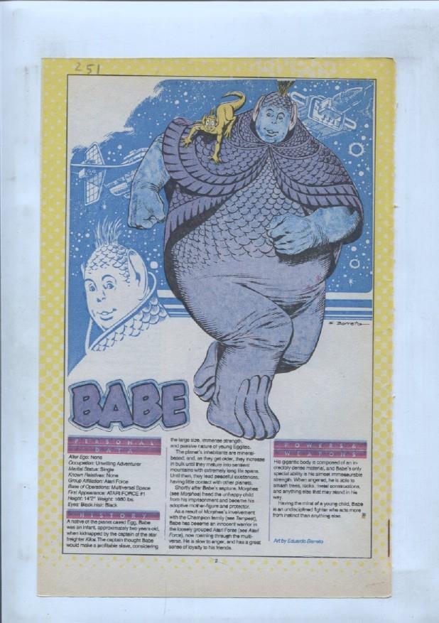 Ficha personaje DC Comics numero 251: Babe + Automan + Azrael von ...