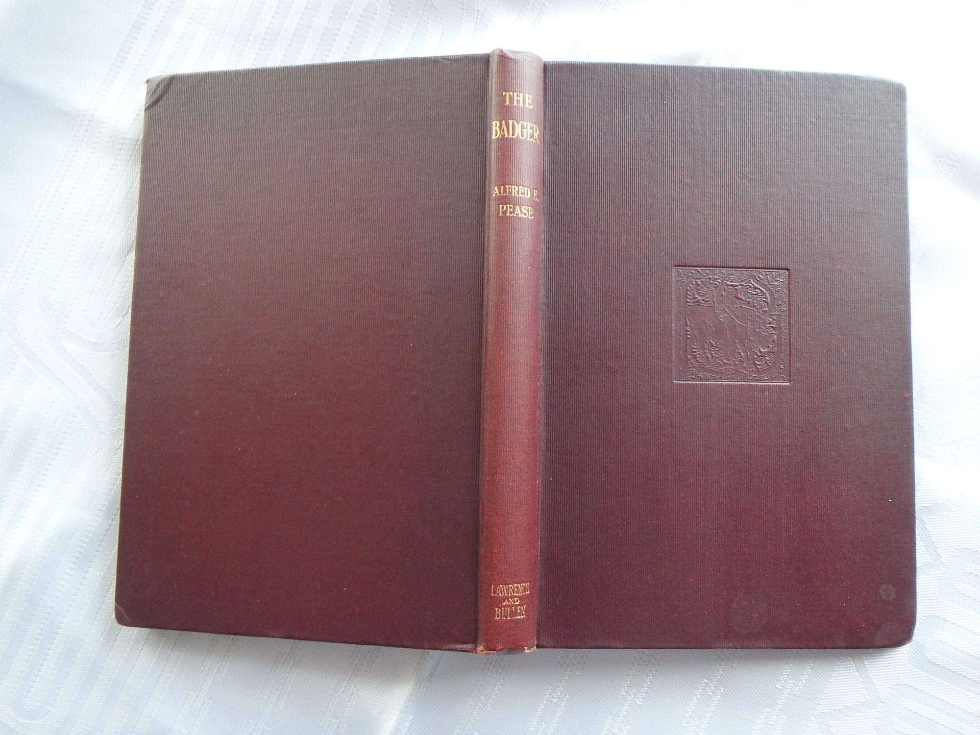 The Badger - A Monograph by Pease, Alfred E: Very Good Original Maroon ...
