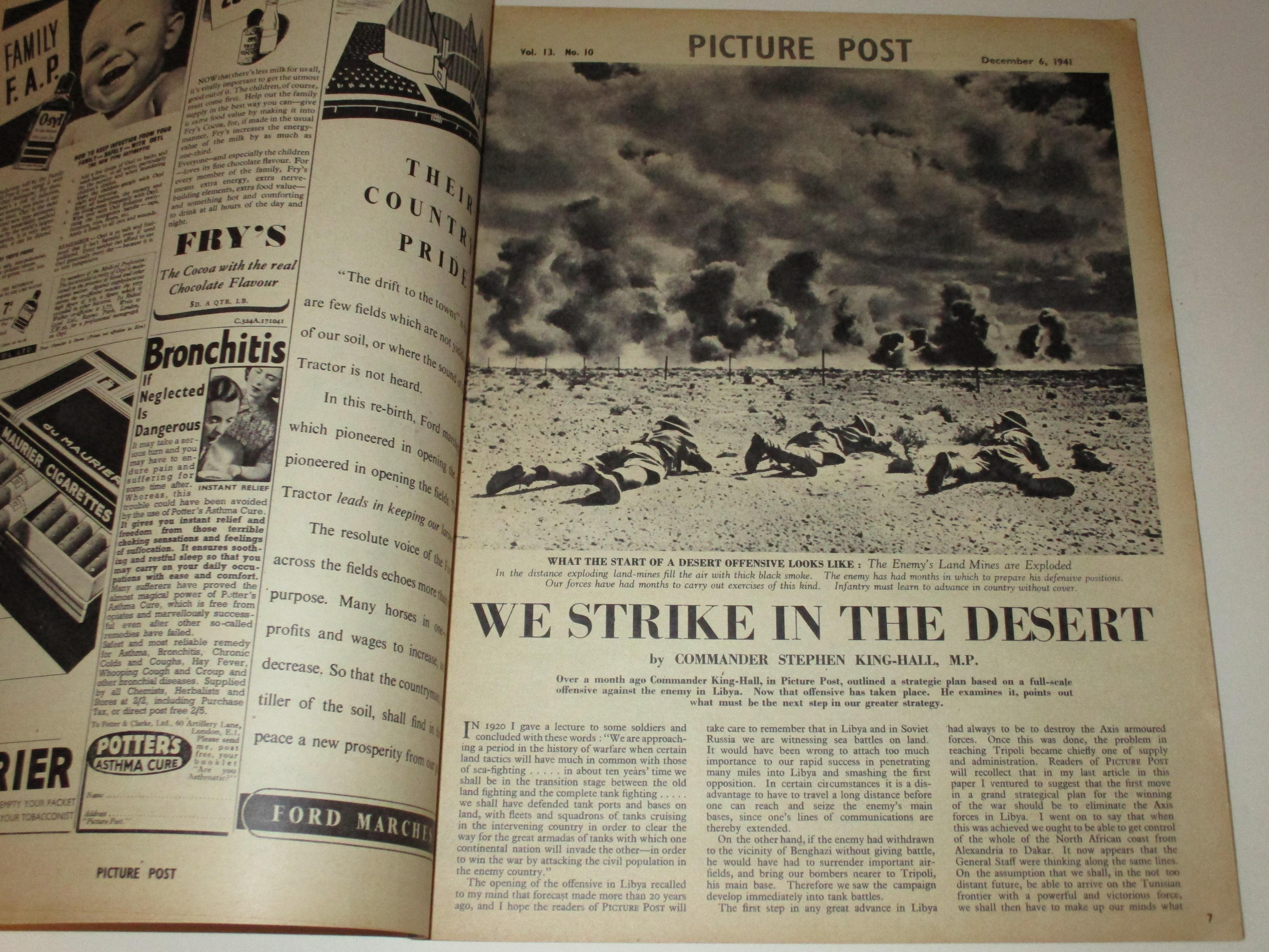 December 20,1941 Picture Post Magazine: Merle Oberon (Cvr) - We Strike ...