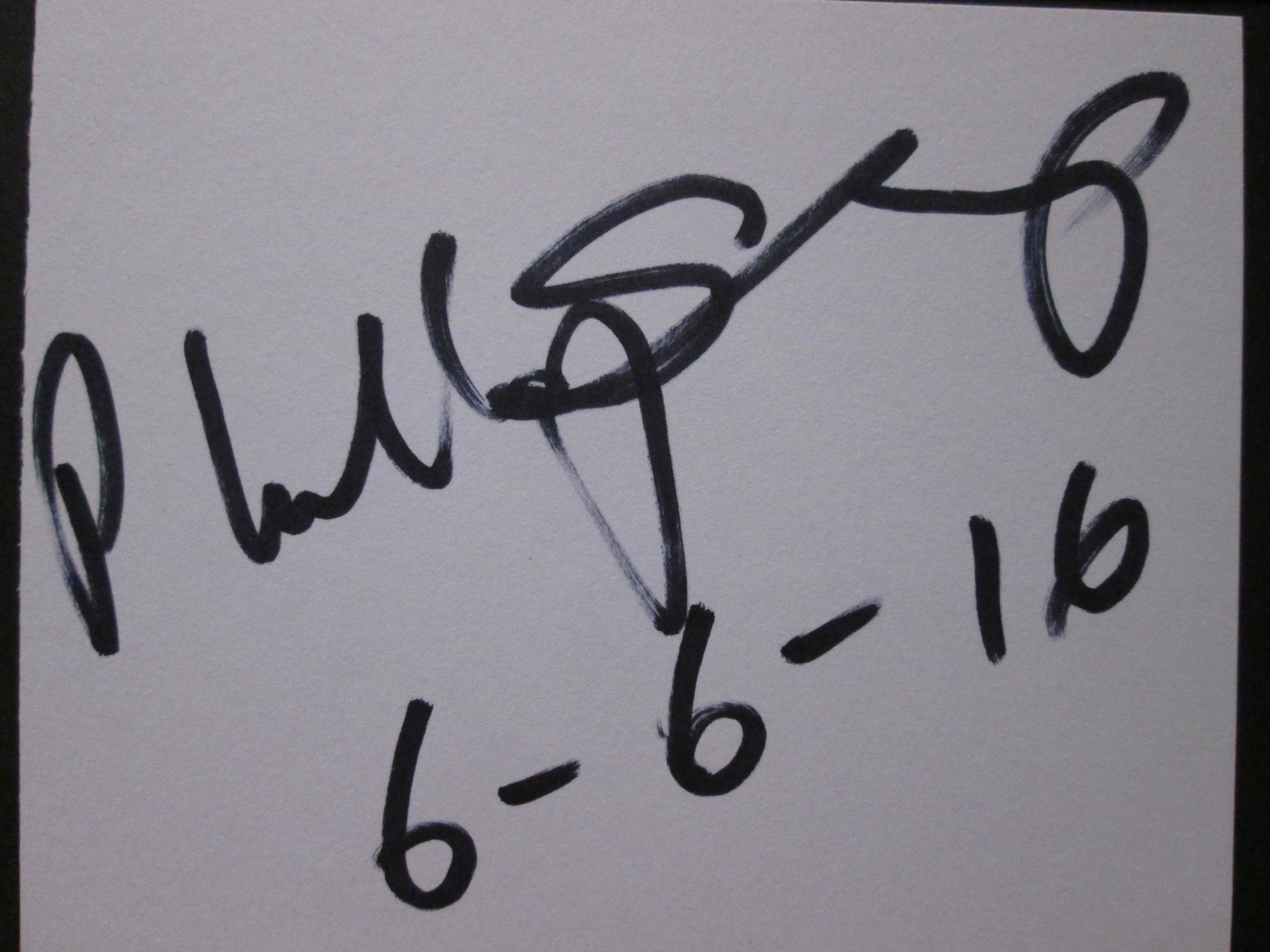 Original Autograph Phillip Allen Sharp Chemie Nobelpreis 1969 ...