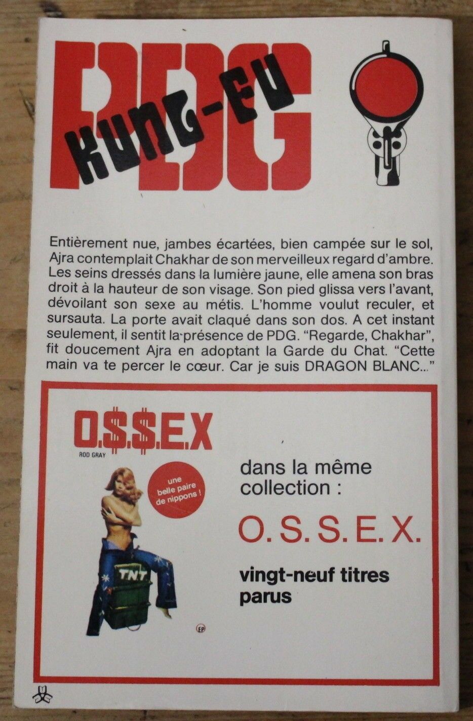 Le Dragon blanc - Gérald Moreau - Érotica / PDG Kung-Fu 1975: Très bon ...