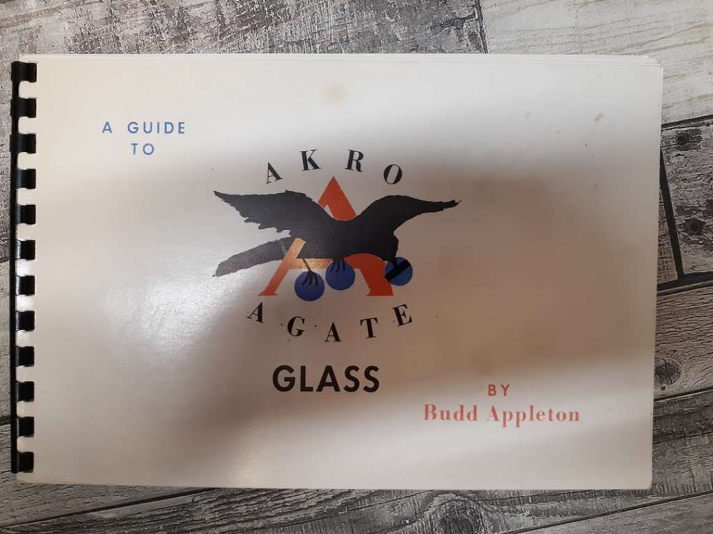 A Guide to Akro Agate Glass by Appleton, Budd: Good Spiral-bound (1966 ...