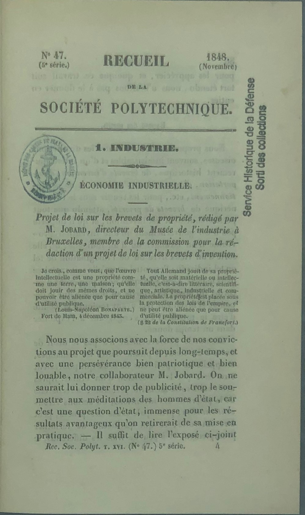 Recueil de la Société polytechnique, ou Recueil industriel ...