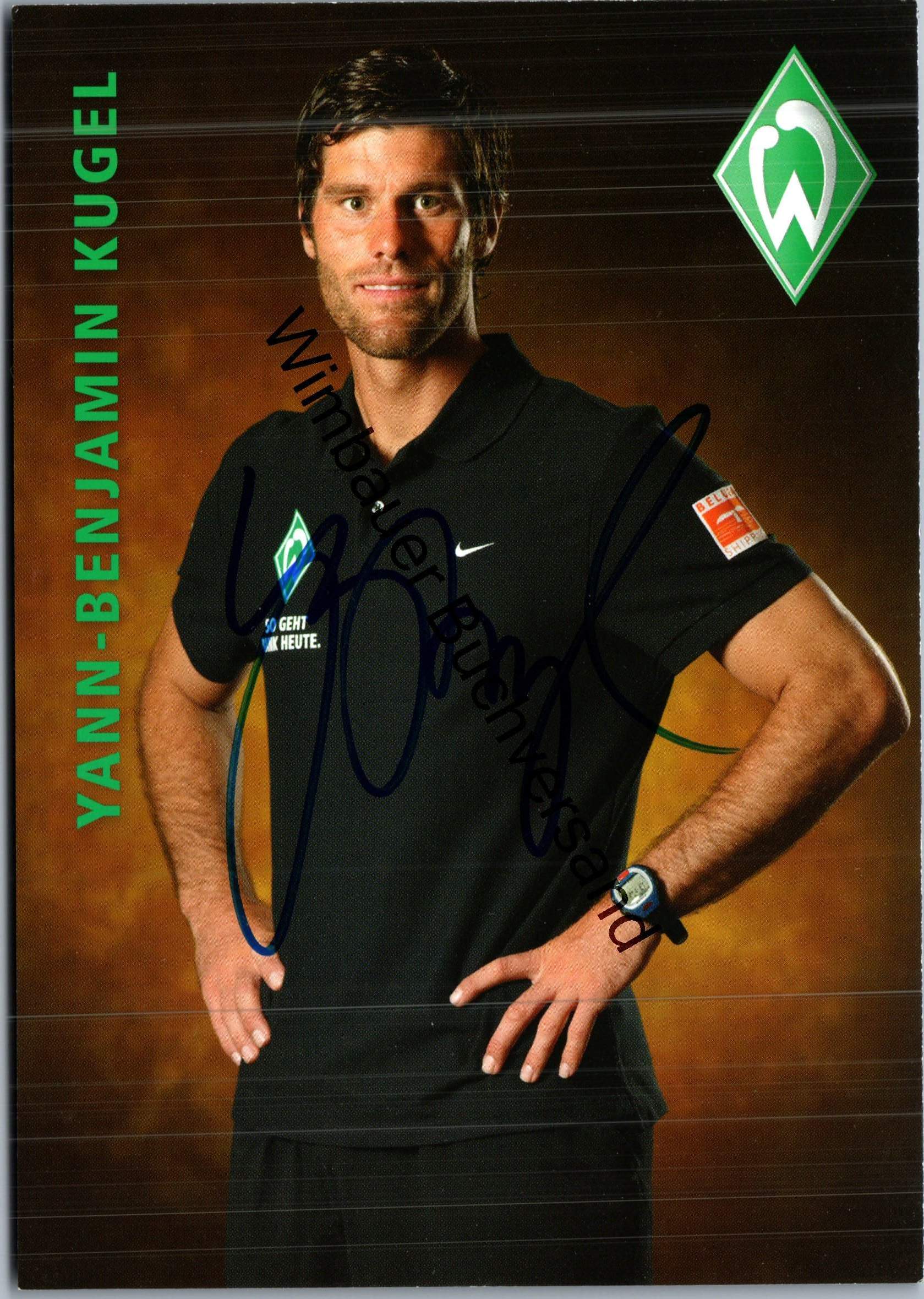Original Autogramm Yann-Benjamin Kugel Werder Bremen /// Autograph ...