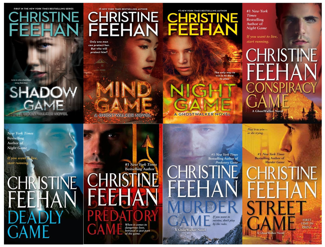GHOST WALKER Paranormal Series by Christine Feehan PAPERBACK Set of ...