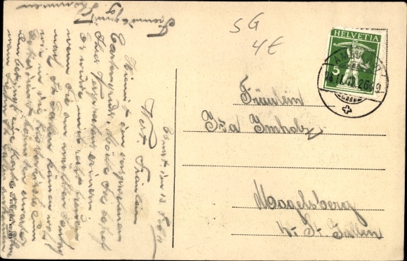 Ansichtskarte Postkarte Kappel Im Toggenburg Kanton St Gallen