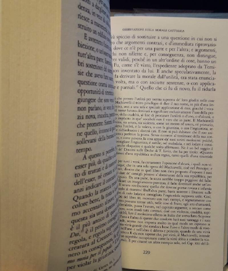 OSSERVAZIONI SULLA MORALE CATTOLICA STORIA DELLA COLONNA INFAME(1985 ...
