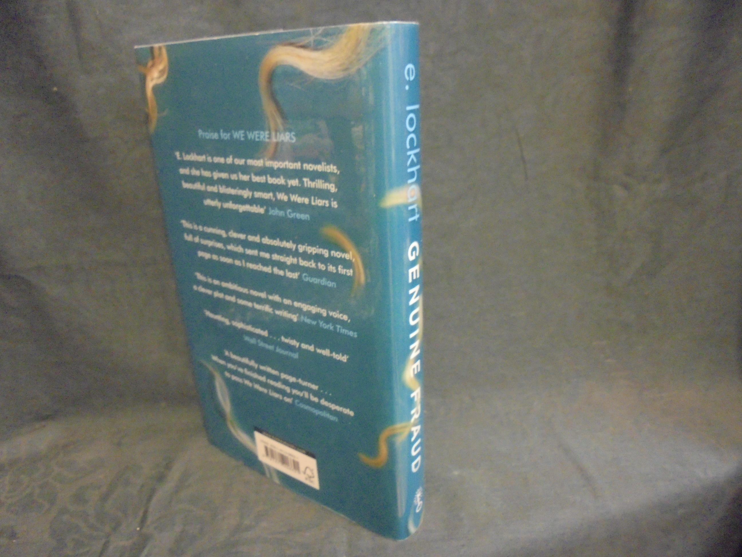 Genuine Fraud * A SIGNED copy * by LOCKHART E.:: (2017) Signed by ...