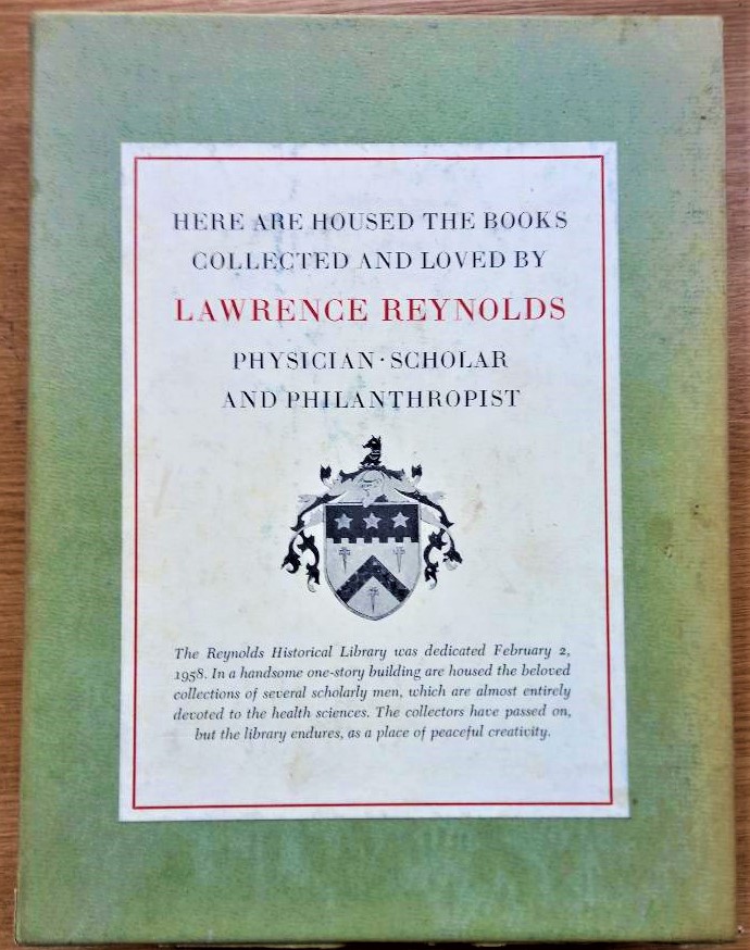 RARE BOOKS AND COLLECTIONS OF THE REYNOLDS HISTORICAL LIBRARY A ...